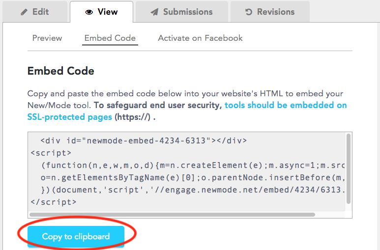 Embed your Action and your Social Buttons Embed your Action and your Social Buttons